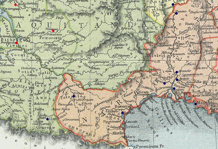 Gallia Narbonensis - Roman Southern France