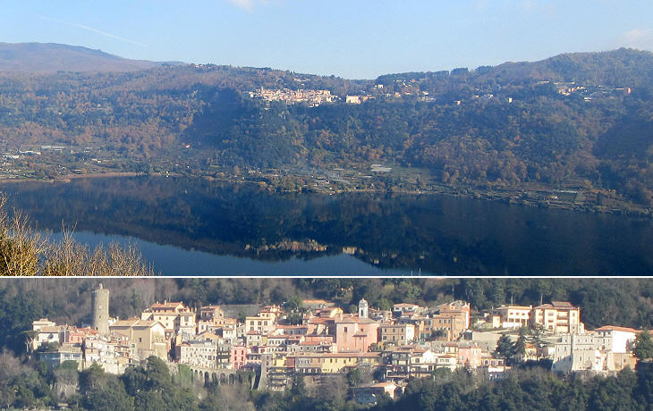 Nemi in the Environs of Rome