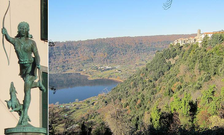 Nemi in the Environs of Rome